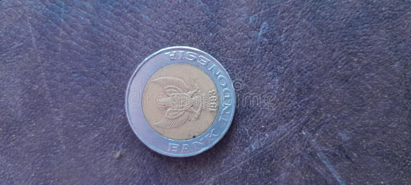 Old Coin 1000 stock image. Image of colection, indonesia - 269567091