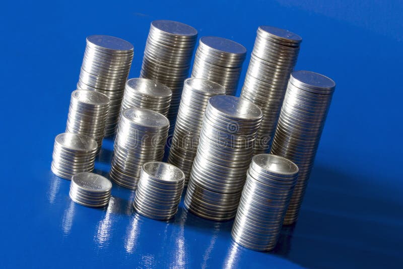 Old coin pile stock image. Image of retirement, coin - 35073113