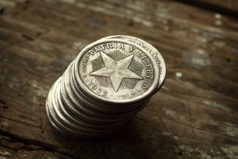 Old coins stock photo. Image of cash, rare, flip, cuba - 16810286