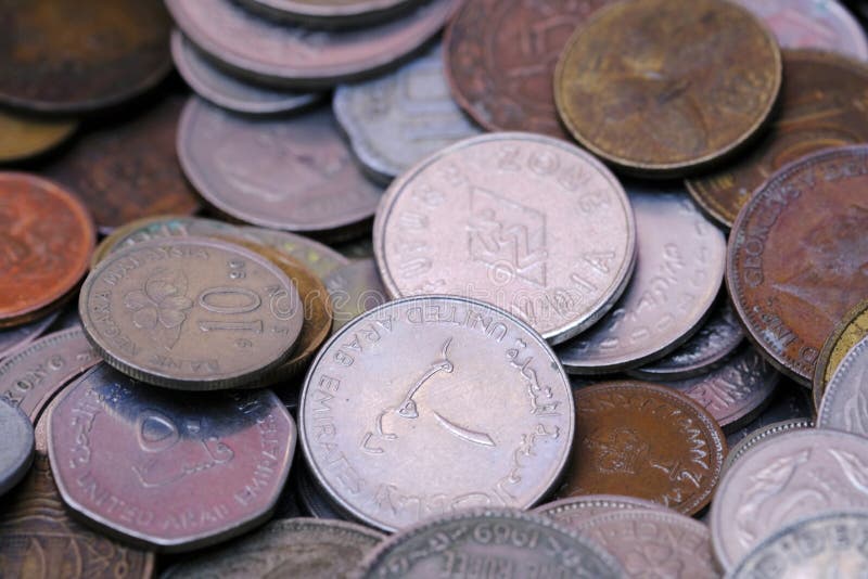 Old Coins Background, Ancient Coins Currency Stock Image - Image of ...