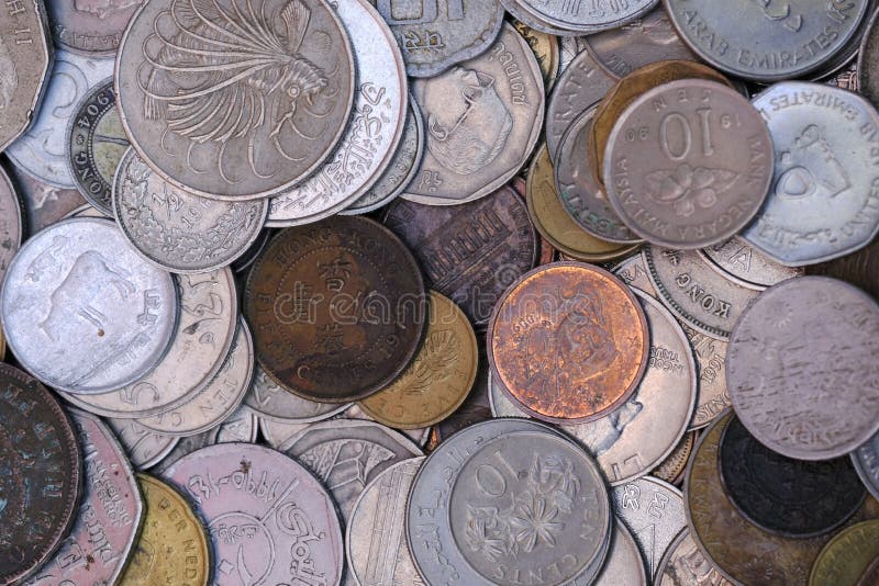 Old Coins Background, Ancient Coins Currency Stock Photo - Image of ...