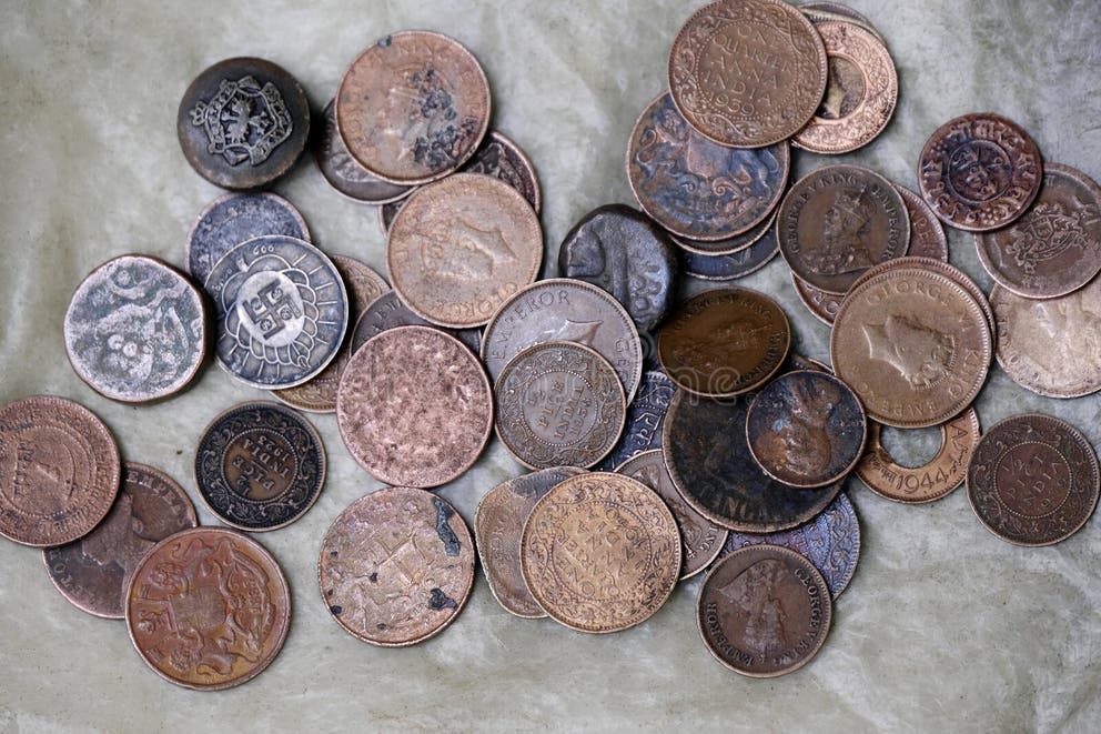 Old Coins Background, Currency, Ancient Coins Stock Photo - Image of ...