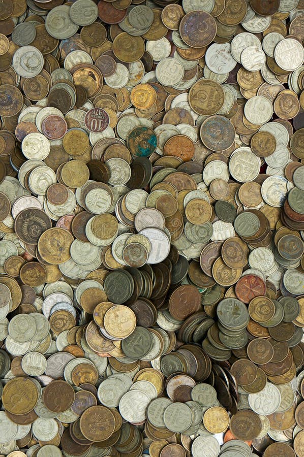 Old coins background stock photo. Image of stack, number - 34460004