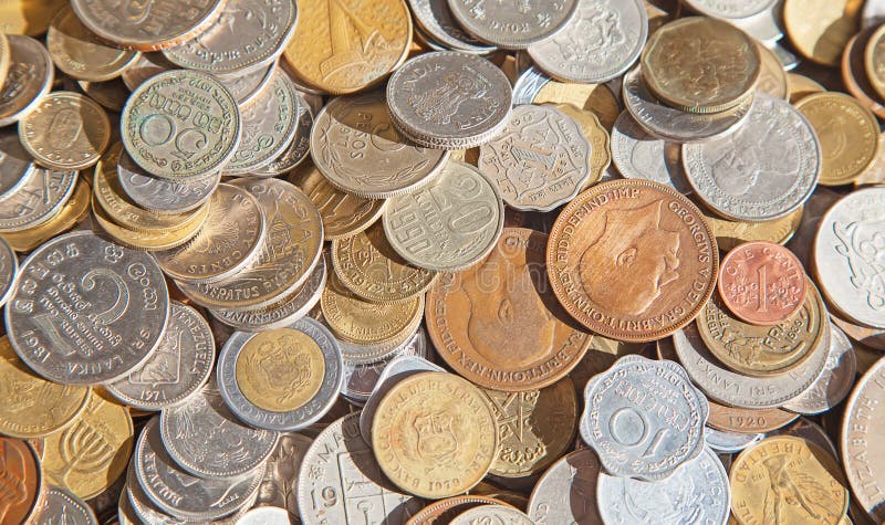 Old coins stock image. Image of closeup, exchange, coinage - 36873211