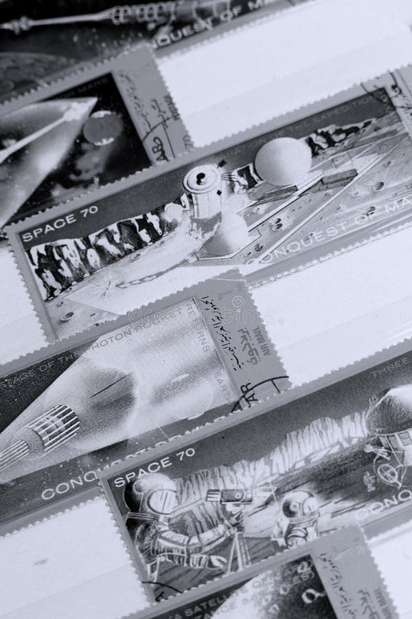 Postage Stamps, Space Mars Planet Editorial Stock Image - Image of ...