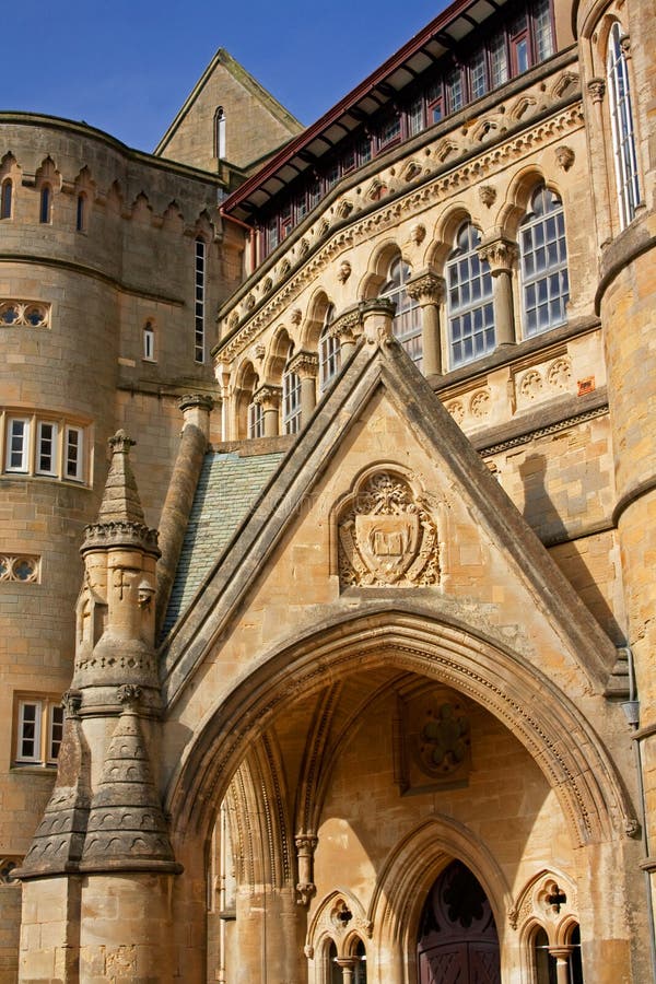 Aberystwyth University Old College, Wales Stock Photo - Image of ...
