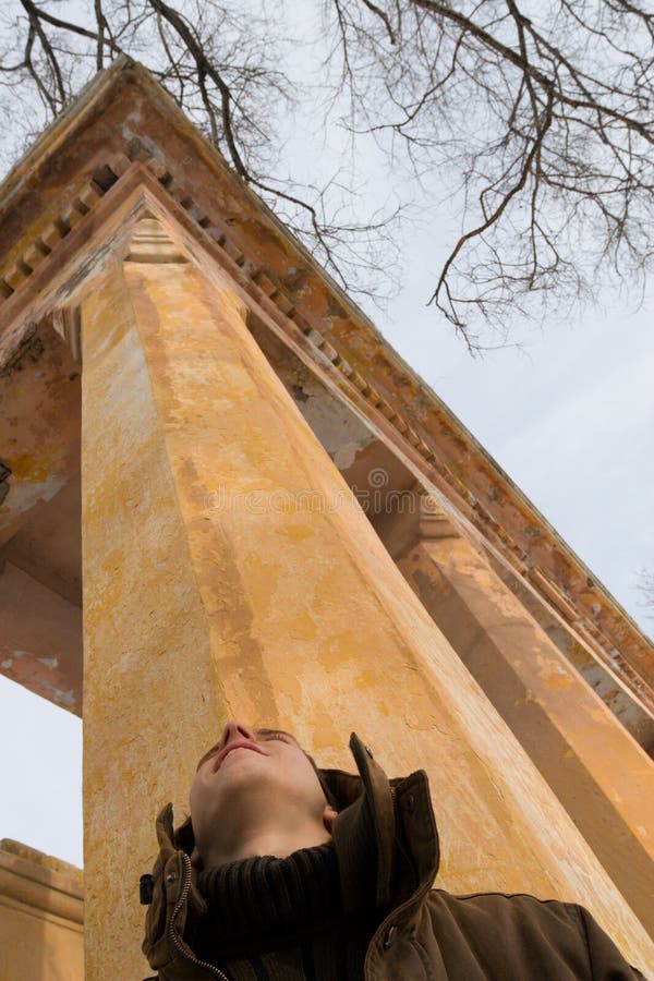 Old colomn stock photo. Image of tourism, structure, people - 1918042