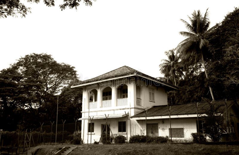 Old Colonial Style Post Office Stock Photo - Image of empty, building ...