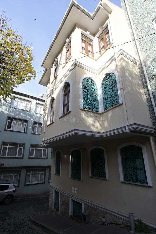 Old Colorful and Historical Houses of Balat Stock Photo - Image of ...