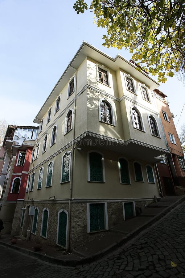Old Colorful and Historical Houses of Balat Editorial Stock Photo ...