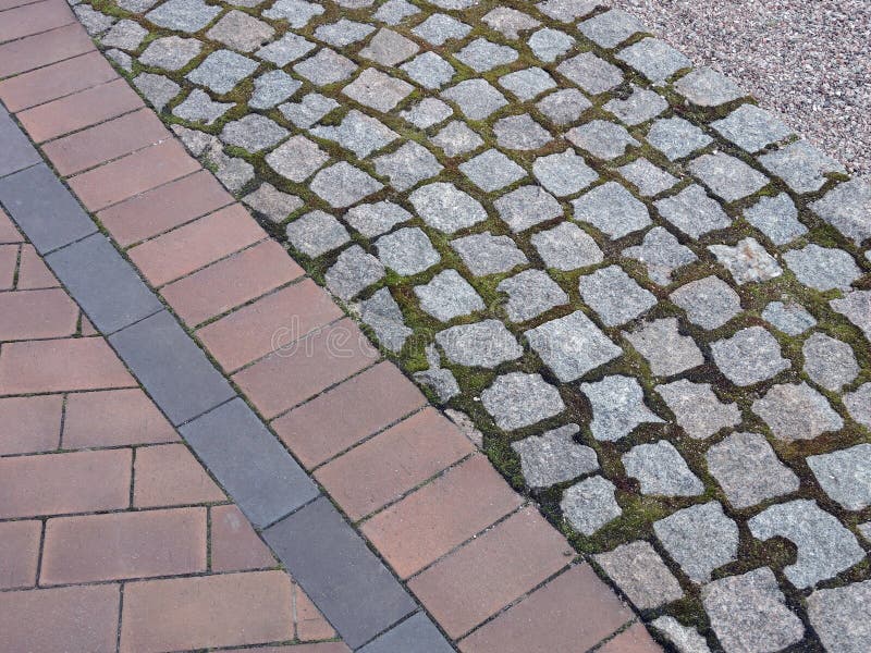 Old Colorful Pavement Abstract Stock Image - Image of pavement, bricks ...