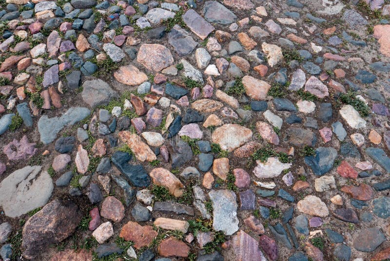 Old Colorful Stone Pavement Stock Image - Image of abstract, dark: 81198149