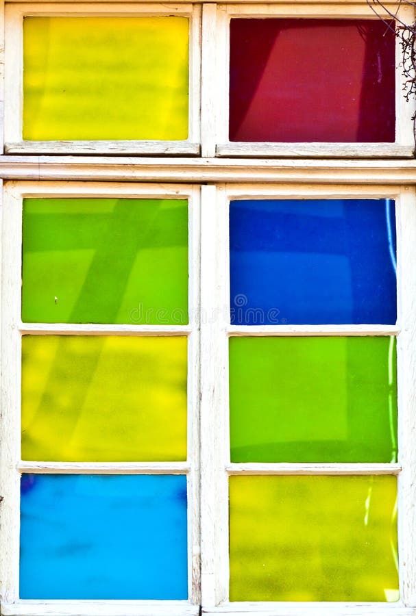 Old colorful window stock photo. Image of city, building - 58008092