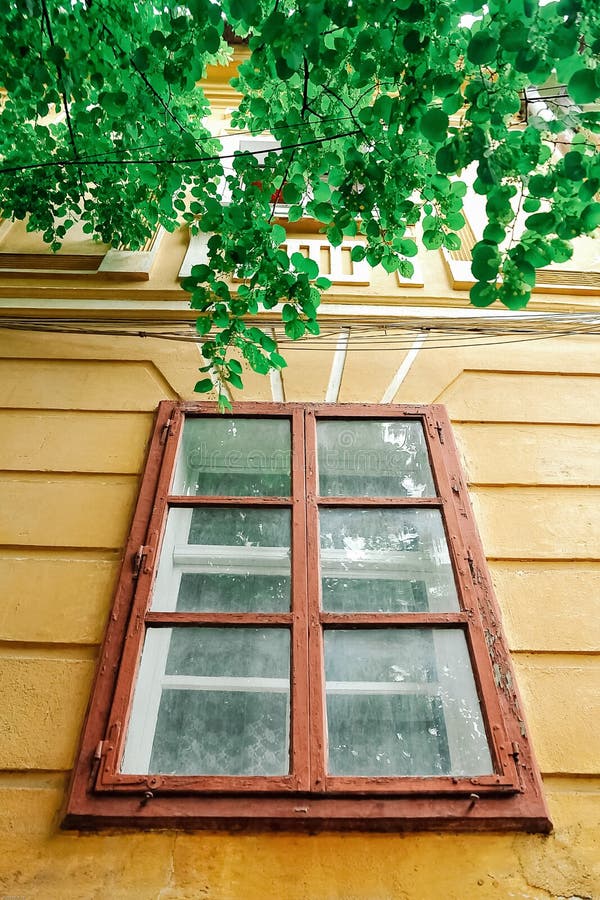 Old colourful house window stock image. Image of house - 38977659