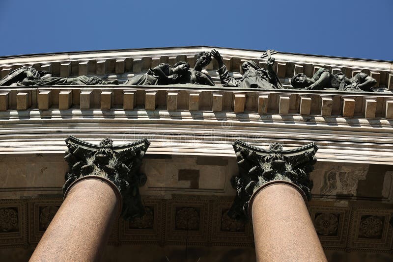 Old columns. stock photo. Image of columns, building - 68786668