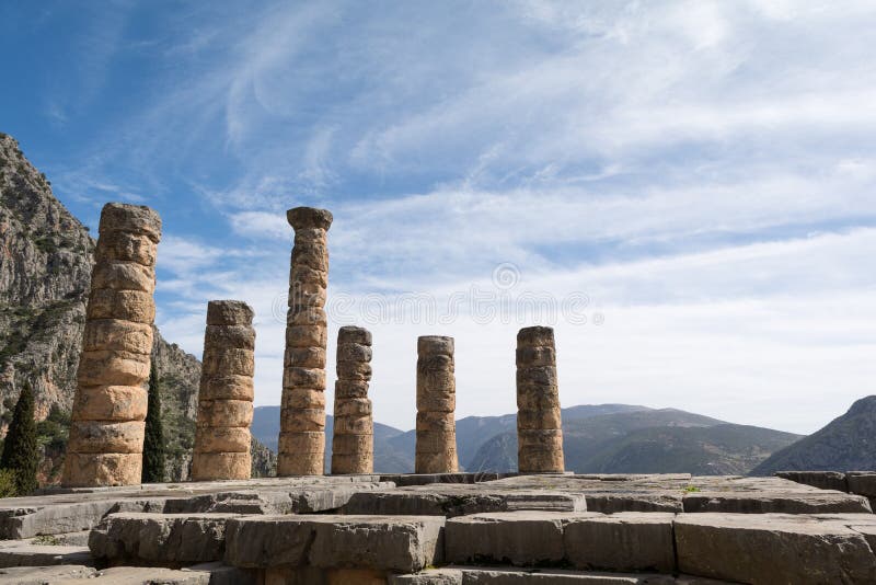 Delphi oracle Greece stock photo. Image of athena, museum - 21405756