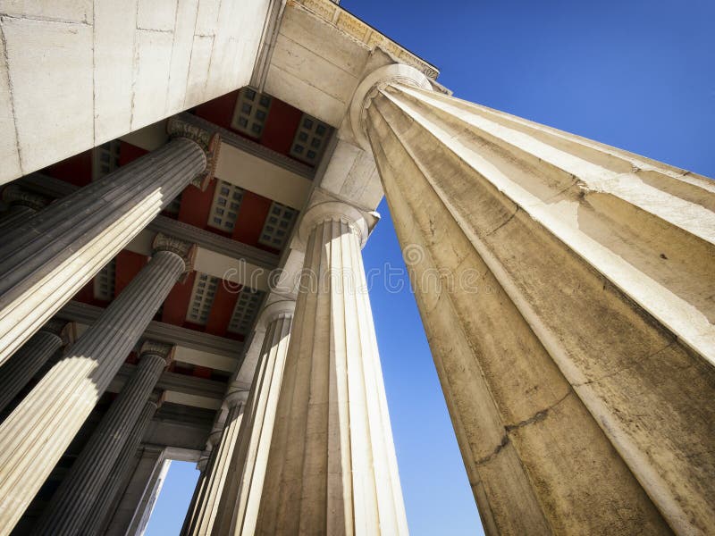 Old columns stock image. Image of frame, decoration, group - 36537599