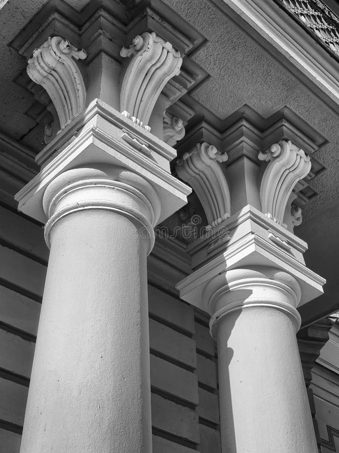 Old columns stock photo. Image of weathered, pedestal - 35460640