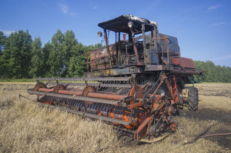 1,330 Old Combine Harvester Stock Photos - Free & Royalty-Free Stock ...