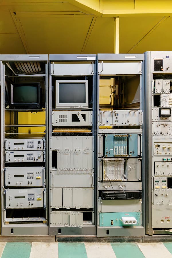 Old Communication, Computer, Physical Laboratory Equipment Stock Image ...