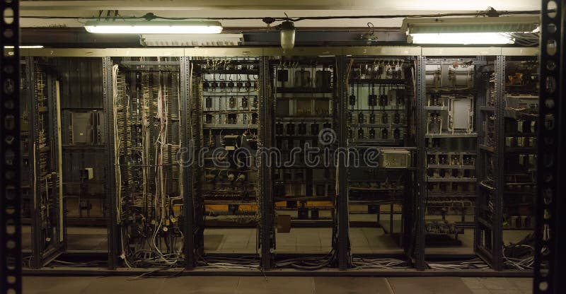 Old Electrical Communications Stock Image - Image of industrial, supply ...