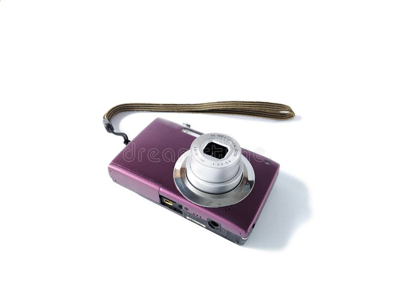 Old compact digital camera stock image. Image of equipment - 360862691