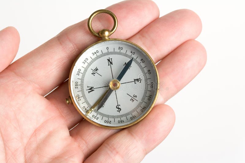Old Compass stock photo. Image of fashioned, west, direction - 11599688