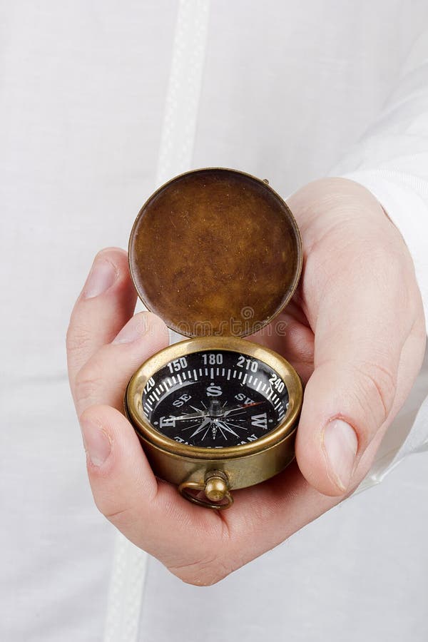 Old Compass stock photo. Image of closeup, antique, compass - 26213278