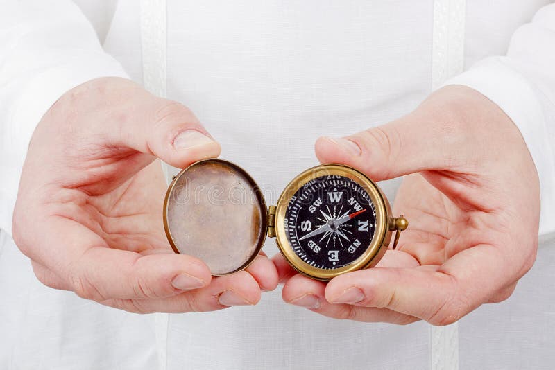 Old Compass stock image. Image of caucasian, lost, future - 26753943