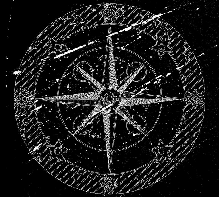 Grunge Compass Stock Illustrations – 5,882 Grunge Compass Stock ...