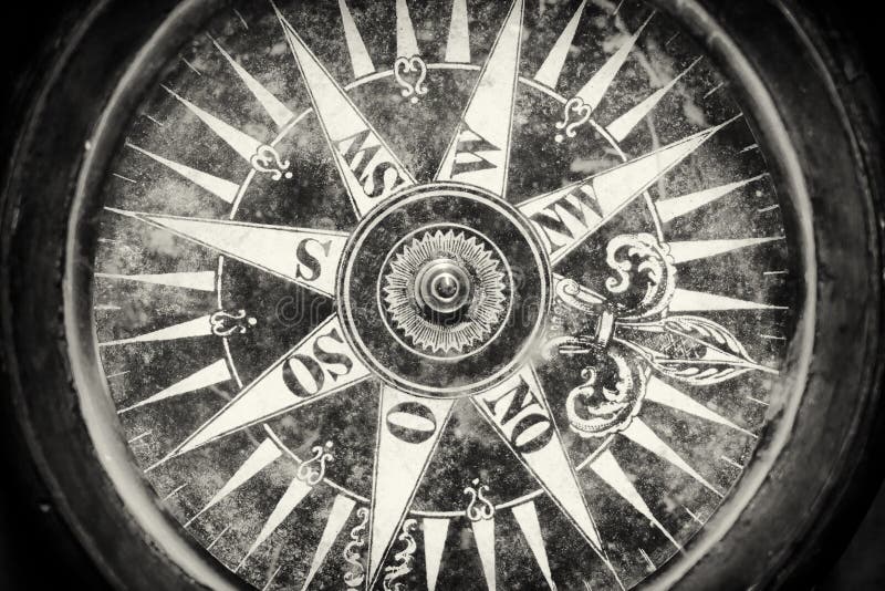 Old compass stock photo. Image of orientation, historic - 37460902