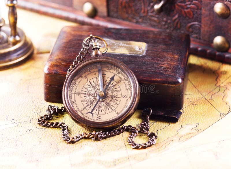 Old compass stock image. Image of decorative, history - 55239821