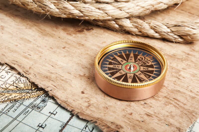 Old compass stock photo. Image of canvas, century, page - 35594258