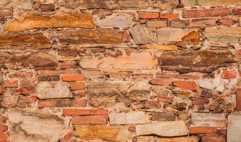 Composite wall stock photo. Image of savannah, brick, cobblestones - 186468