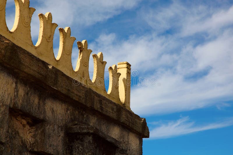 Old compound wall stock photo. Image of earthen, traditional - 47346684