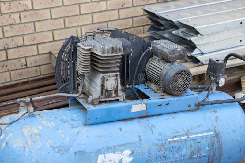 Old compressor stock photo. Image of used, technology - 269334088