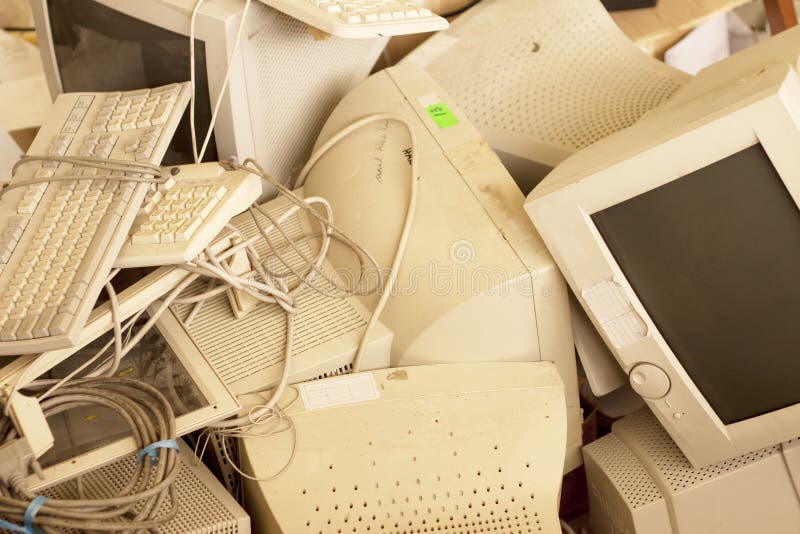 Old computer stock image. Image of desktops, computer - 12513879