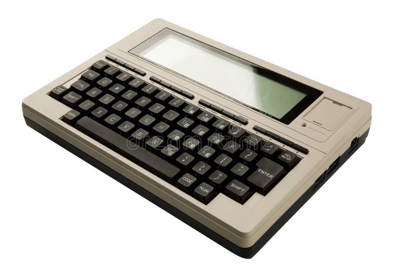 Old Computer, Keyboard CPU and Monitor Stock Image - Image of antique ...