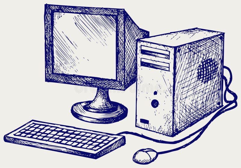 Old Computer System Stock Illustrations – 2,891 Old Computer System ...