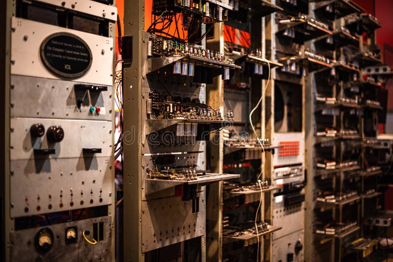 Old Computer Aged Ehxibit Baby Manchester Uk Museum Editorial Stock ...