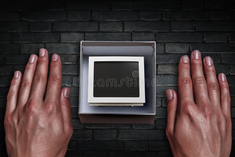 Old Computer As Symbol of Outdated Technology Stock Image - Image of ...