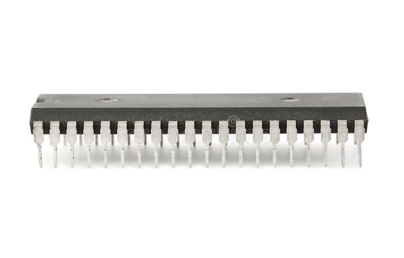 Old Computer Chip stock image. Image of microchip, simple - 111970501