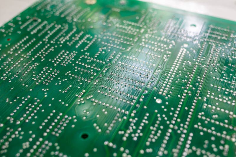 Old Computer Chips that are Out of Order. Not Working Microshops Stock ...