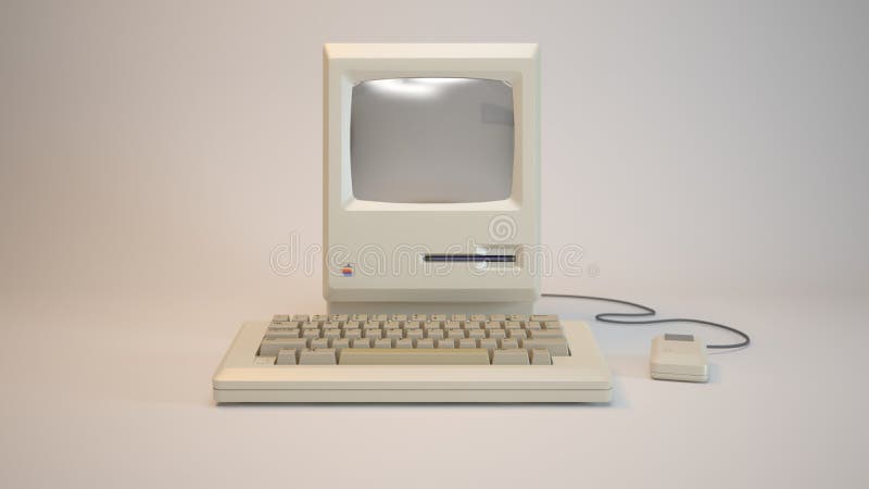 Old computer editorial photography. Illustration of electronic - 48946262
