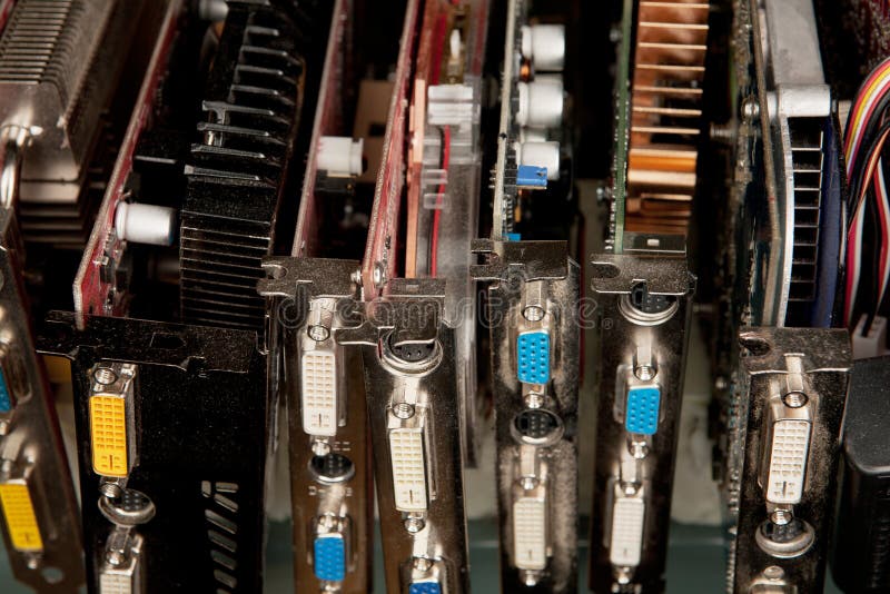 Old Computer Graphics Cards Stock Image - Image of pile, dusty: 91656943