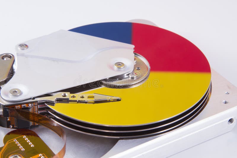 Old Computer Hard Drive, Very Old Technology Stock Image - Image of ...