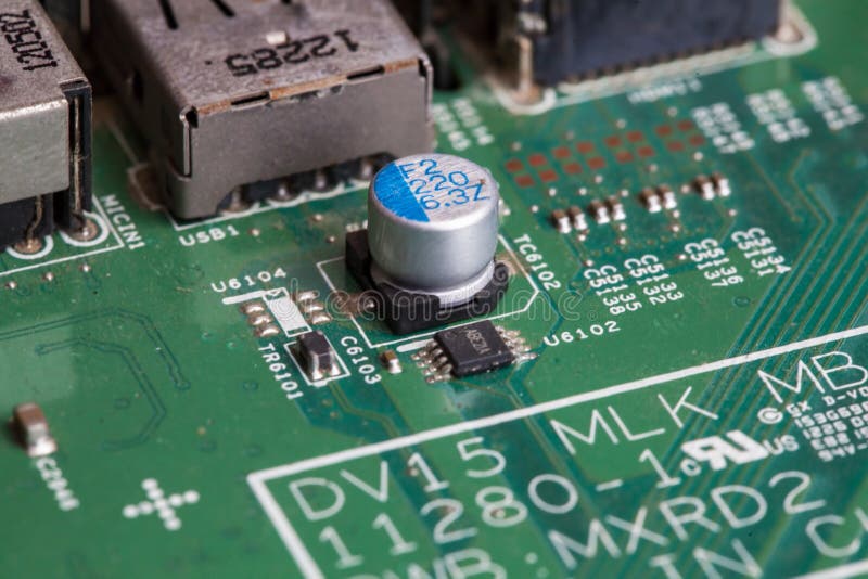 OLD COMPUTER HARDWARE stock photo. Image of mainboard - 174126440