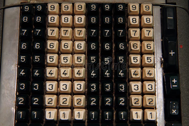 Old Computer Keyboard stock image. Image of input, keys - 8016545