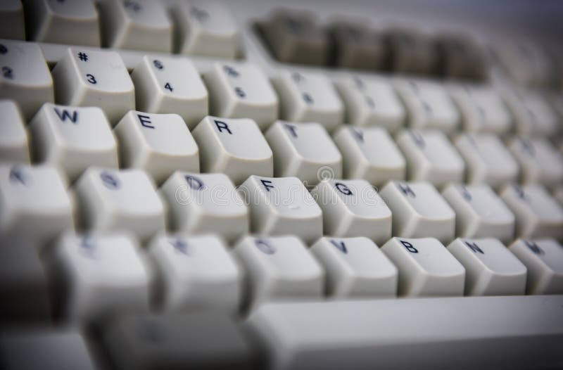 Old Computer Keyboard stock photo. Image of hardware - 79193694