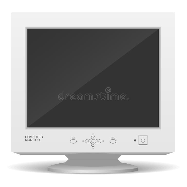 Vintage Desktop Computer Monitor Stock Illustrations – 5,749 Vintage ...